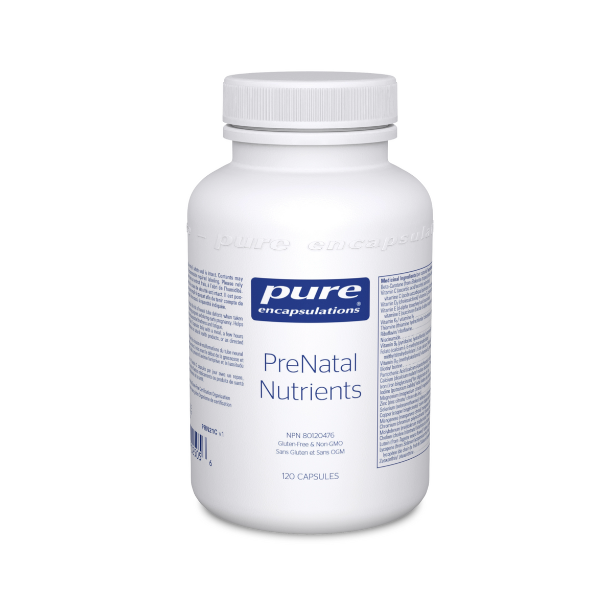 Pure Encapsulations PreNatal Nutrients 120 Caps – Pure Integrative Pharmacy